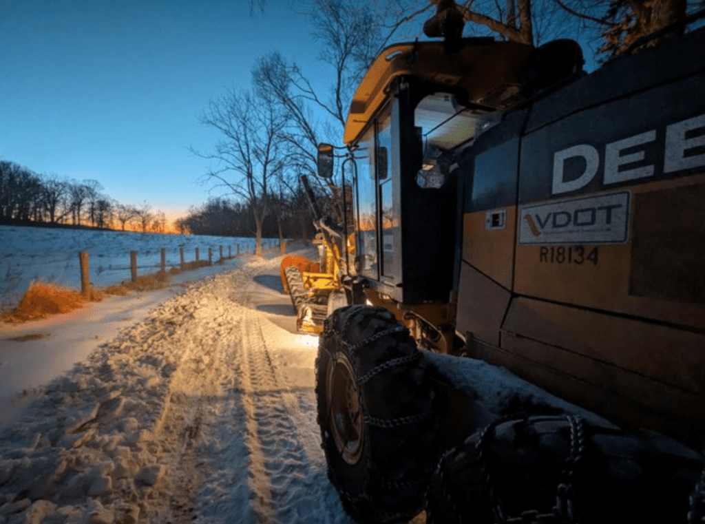 VDOT Preparing For Additional Snow (South & East) While Tackling Icy ...